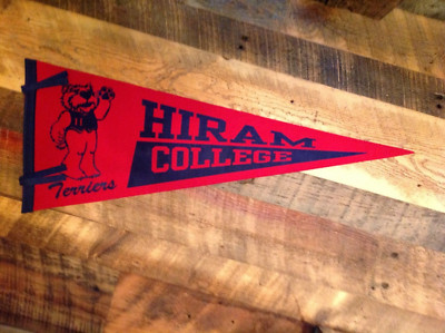 HIRAM COLLEGE TERRIERS Pennant of Hiram, Ohio | eBay