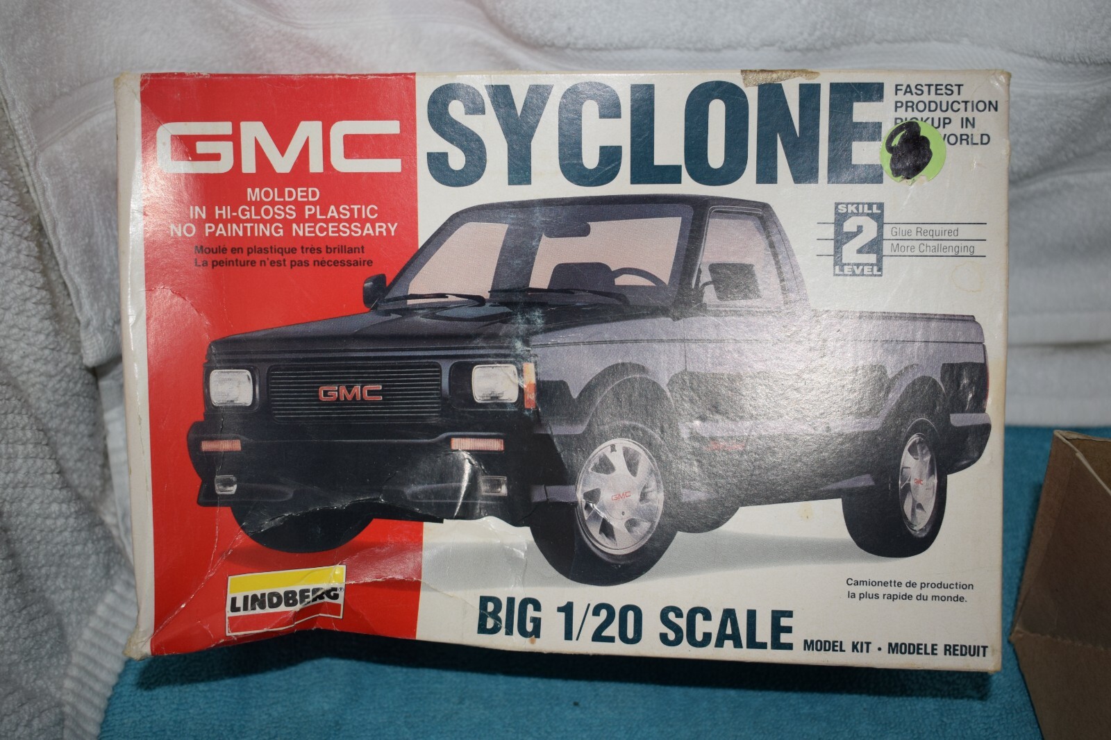 VINTAGE MODEL KIT -LINDBERG 1991 #72504 GMC SYCLONE BIG 1/20 SCALE | eBay