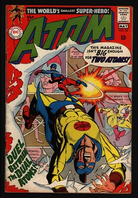 * ATOM #36 (1968) Golden Age Atom Appearance! DC Comics Fine+ 6.5 * | eBay