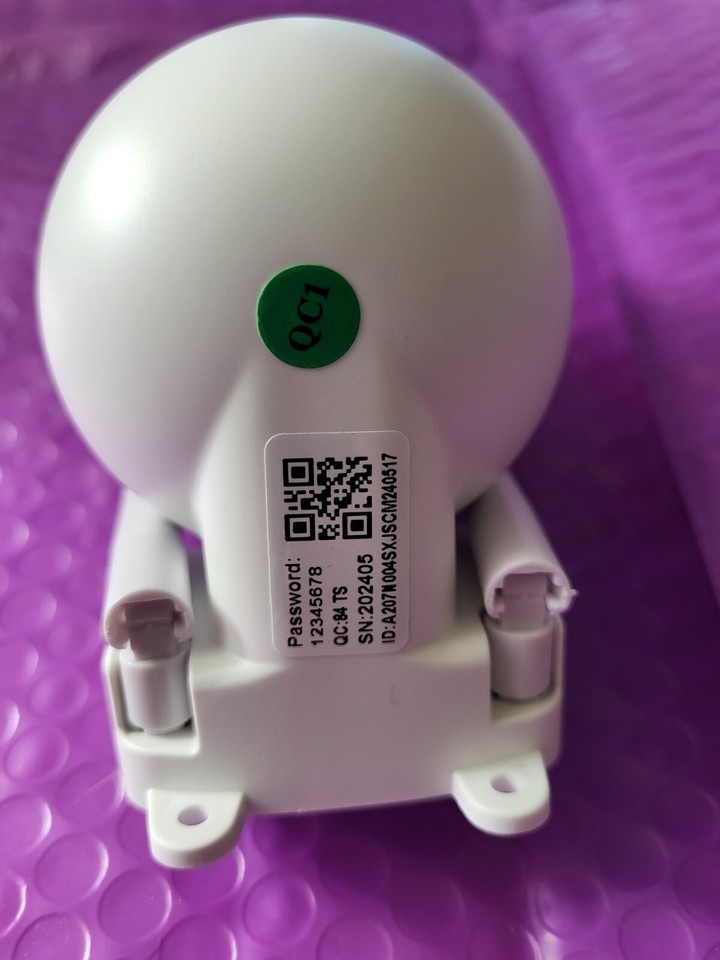 Wireless Wi-Fi Security Camera Model: XY-3820 - 1080P Color Display ...