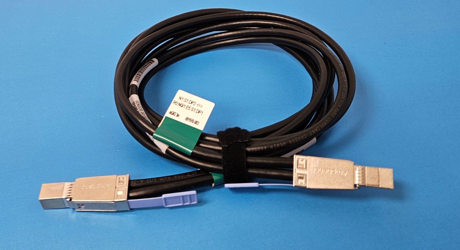 Original HP Molex 691970-003 717433-001 2m Mini SFF 8644 to 8644 SAS ...