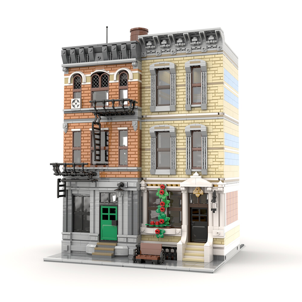 Lego Moc Housing Estate Zombie Creation: Ashmore Estates Bricks Of