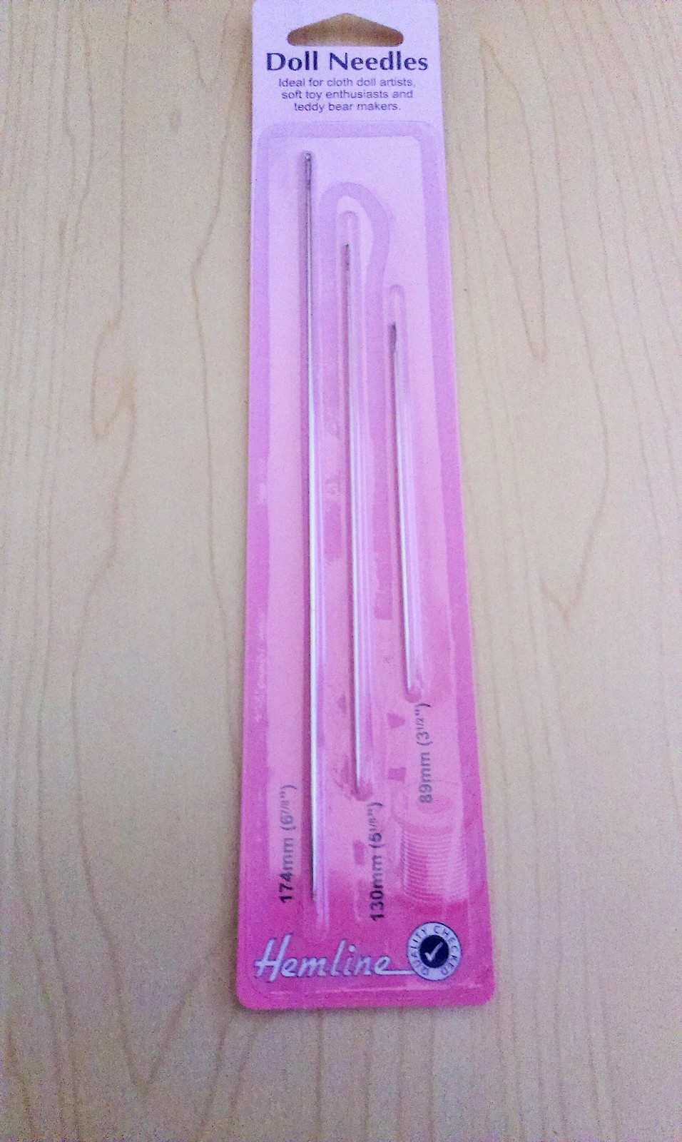 BNWT Hemline 3pc Set Extra Long Doll Needles ideal for Teddy Bears ...