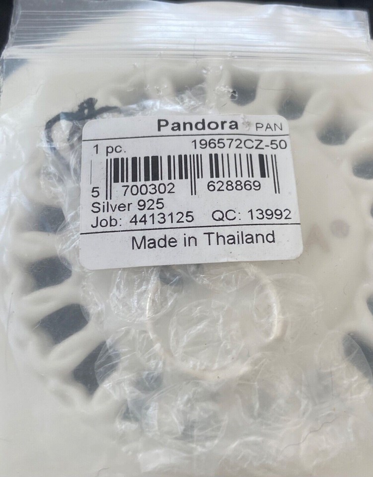 Authentic Pandora Two Hearts Ring #196572CZ | eBay