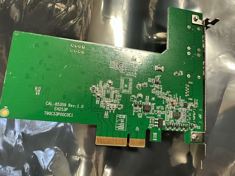 CalDigit USB 3.1 eSATA PCIe card - Fasta 6GU3 Plus CAL-85359 EH2S3P Rev ...