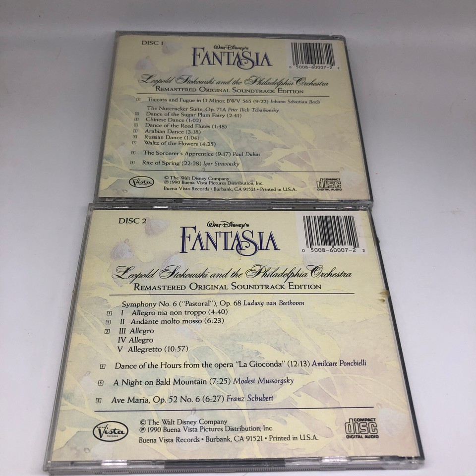 Walt Disney's Fantasia (CD) 50086000722| eBay