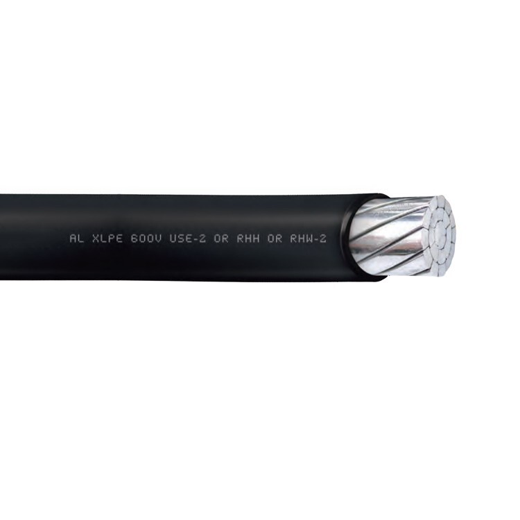 4/0 AWG Aluminum XLP USE-2 RHH RHW-2 Direct Burial Cable Black (205 Amp ...