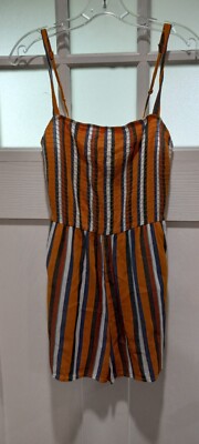 Garage Ladies Shorts Romper Size Medium Smocked | eBay