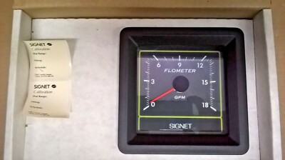Signet Scientific Self Powered Flow Indicator P50940-1 | eBay