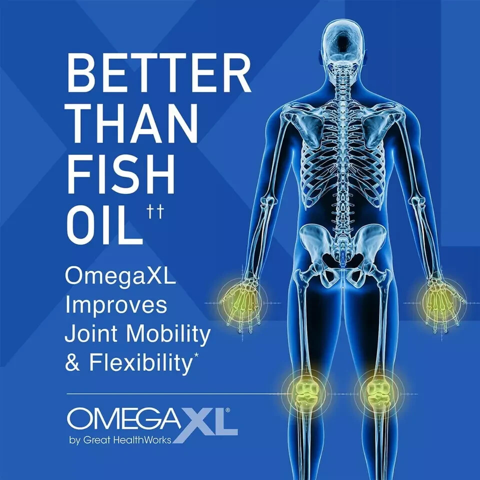 Omega XL 300 Capsules - Green Lipped Mussel Omega-3 Joint Relief ...
