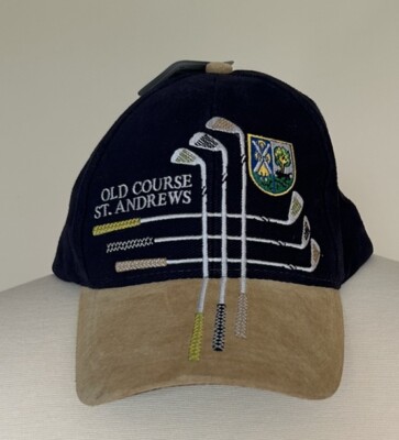 Golf Vintage Retro St Andrews Gold British Open Old Course Hat Cap ...