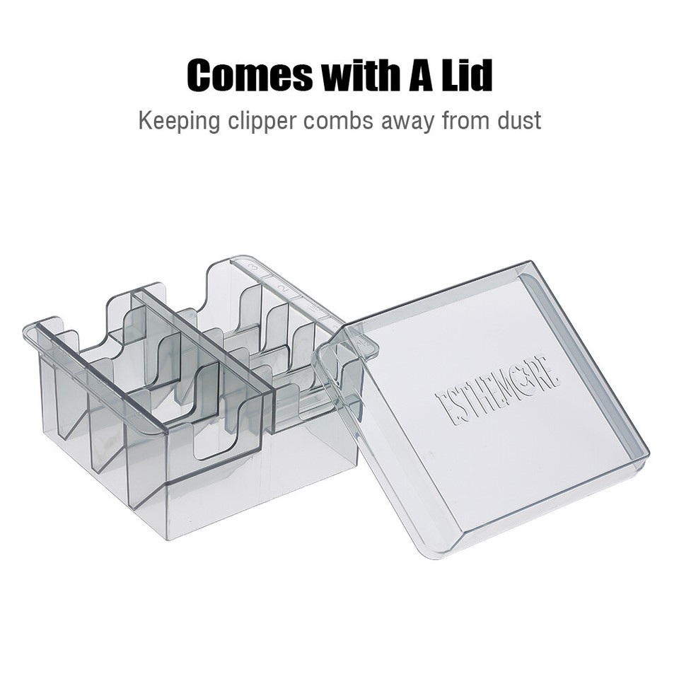 Plastic Blade Organizer 8 B lade Storage Case Rack Clipper Comb Holder ...