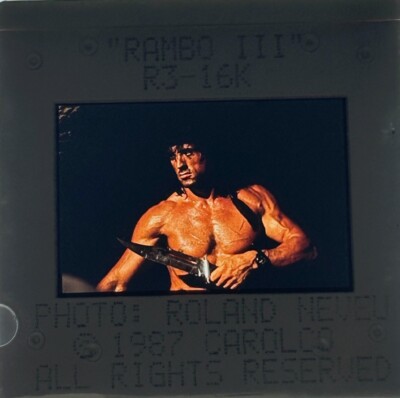 RAMBO 3 - 35mm Promotional Slide - SYLVESTER STALLONE - FREE US ...