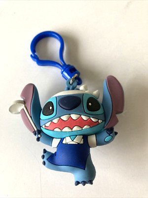 Disney Stitch Figural Bag Clip Series 3 Chef Stitch Figure Keychain | eBay