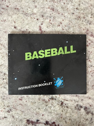 Instruction Booklet Manual Only for Baseball NES Nintendo Original ...