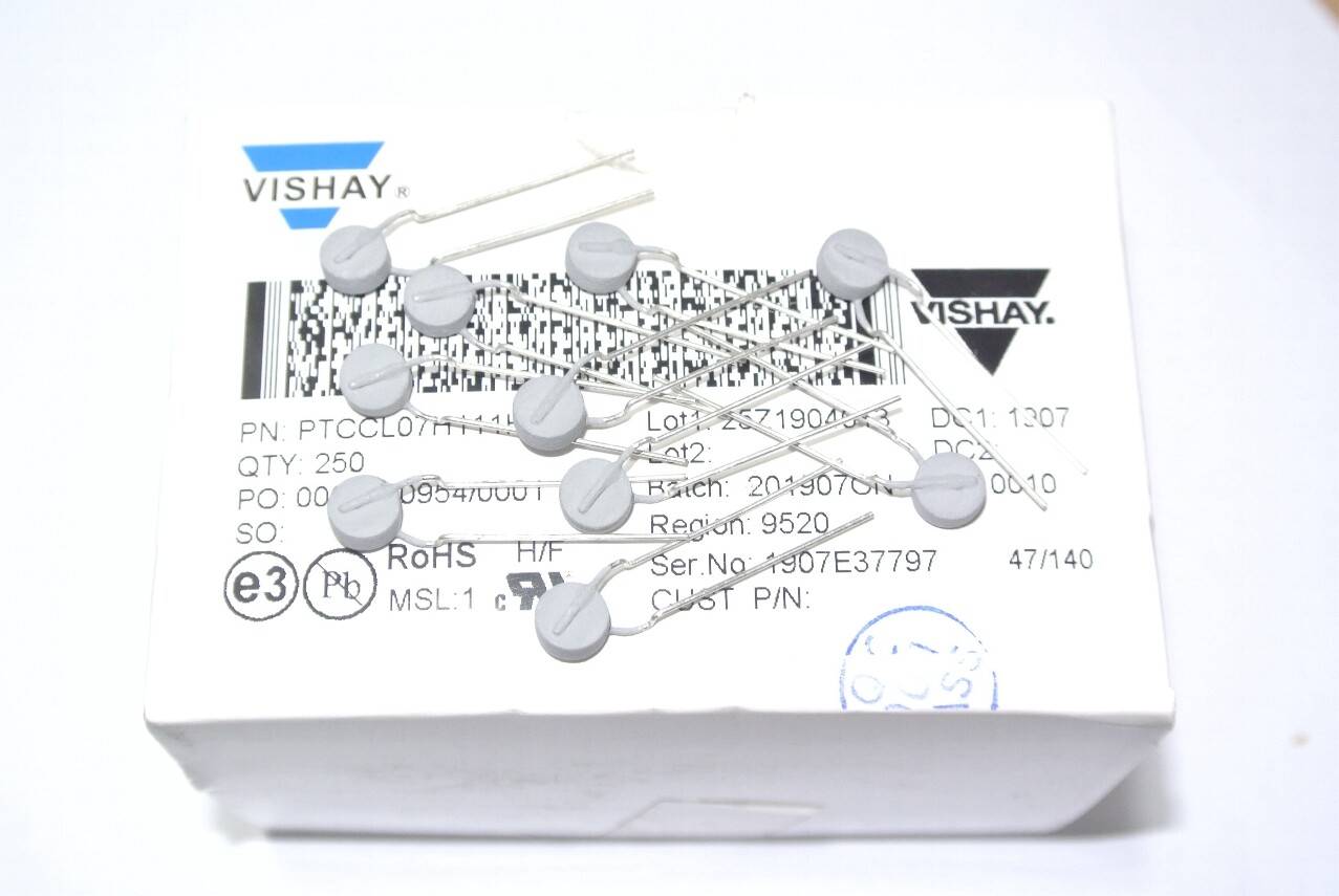 PTCCL07H111HBE VISHAY Thermistor PTC 48 Ohm 20% 2-Pin Radial [QTY=10PCS ...
