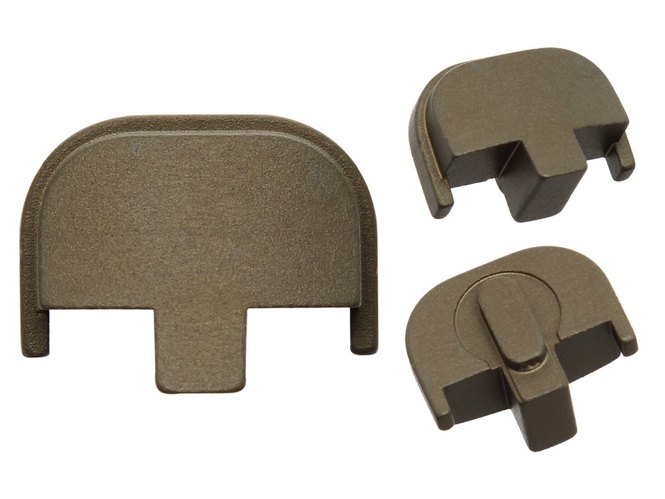 NDZ S&W SD9, SD40, 2.0, SD9 VE SD40 VE Slide Cover Back Plate Aluminum ...