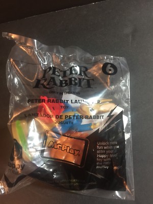 McDonalds Happy Meal Toy 2018 No 6 Peter Rabbit Launcher NIP | eBay