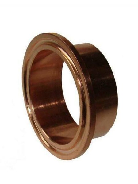 2" Copper Tri-clover Sanitary Fitting or Dairy Tri-clamp Ferrule 2 Inch ...