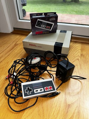 Original Nintendo NES Console With Two Controllers Game | eBay