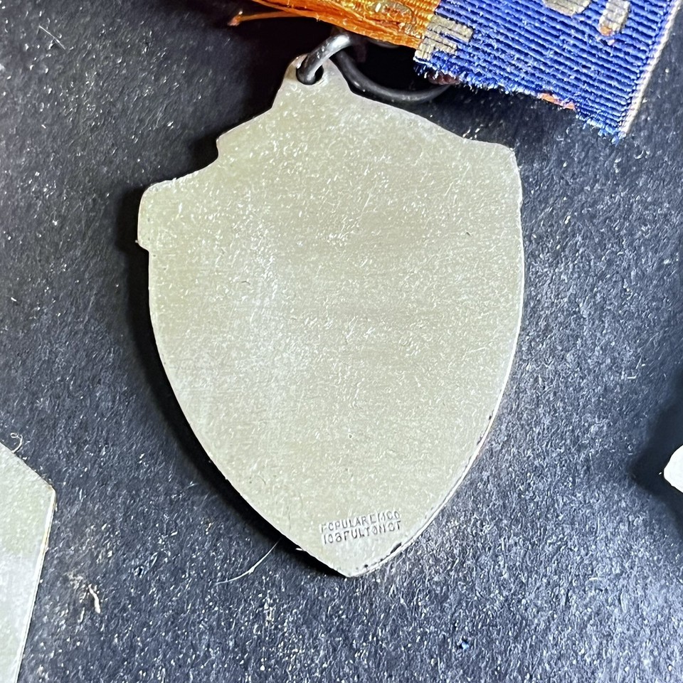 5x Antique 1929-30s Bicycle Medals SPRING CENTURY Road Club Wheelmen ...