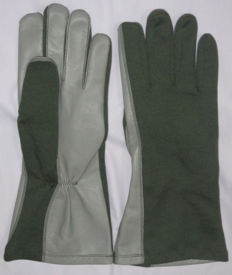 Pilot gloves leather, nomex Flight Glove fire,heat,flame resistance ...