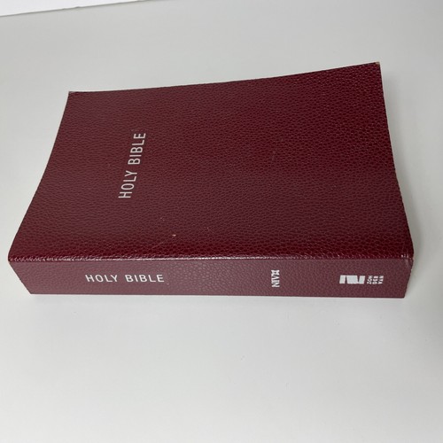 Holy Bible Red Leather Soft Cover New International Version Zondervan ...