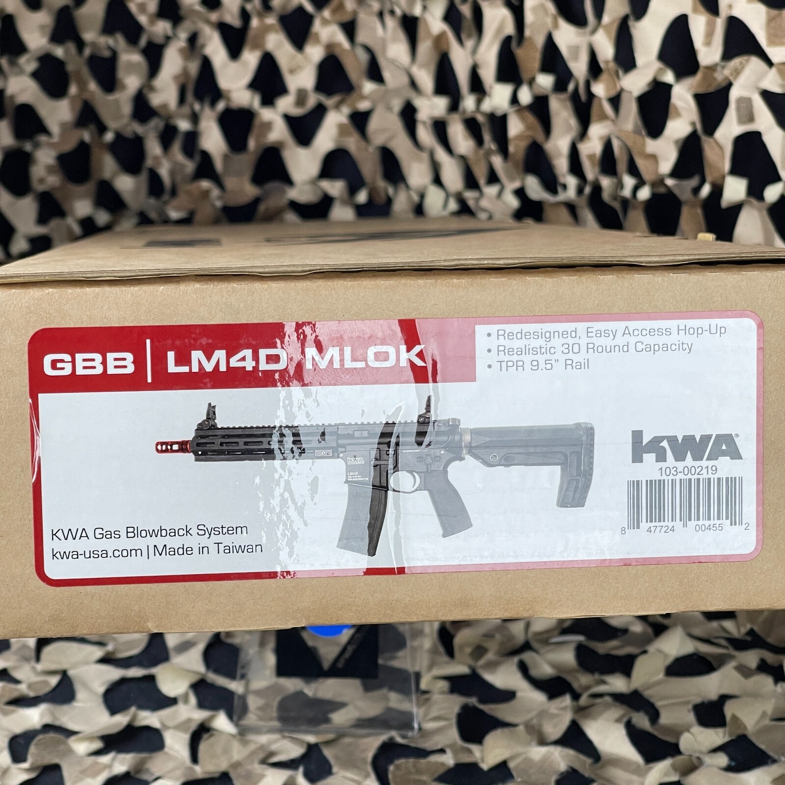 NEW KWA LM4D MLOK Gas Blow Back Airsoft Gun - Black (103-00219) | eBay