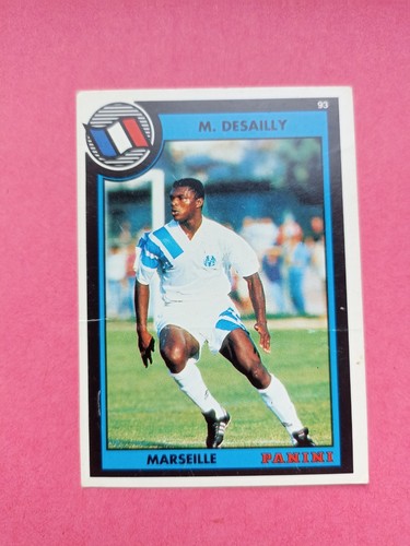 Carte Card Marcel DESAILLY #211 - Panini 1993 Olympique Marseille OM -2 ...