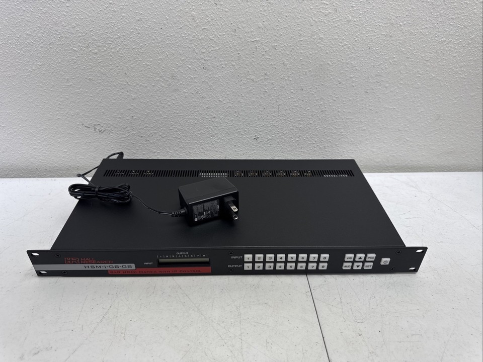 Hall Research HSM-I-08-08 8x8 HDMI Matrix Switch with IP Control | eBay
