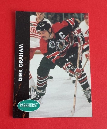1991/92 Parkhurst Hockey Dirk Graham Card 33 Chicago Blackhawks | eBay