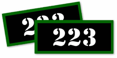 223 Ammo Can Labels for Ammunition Case 3.5" x1.50" stickers decals ...