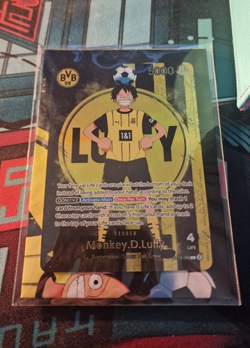 Monkey D. Luffy / Ruffy Leader X BVB, One Piece TCG, brand new, ST13 ...