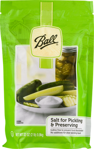 Ball Pickling & Preserving Salt. 32 Ounce Package No Additives for ...