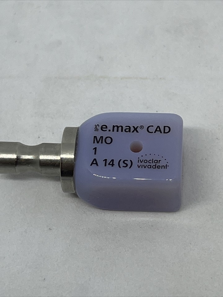 IPS Emax Cad Implant Blocks MO 1 / A 14(S) One Total!! See Pics!! One ...