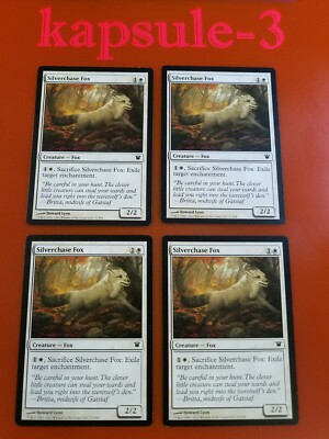 4x Silverchase Fox | Innistrad | MTG Magic Cards | eBay
