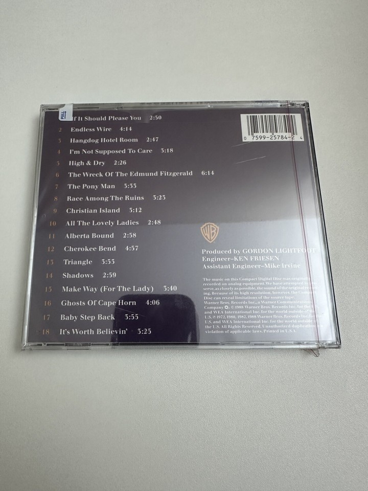 Gord's Gold, Vol. 2 by Gordon Lightfoot - New CD 75992578424 | eBay