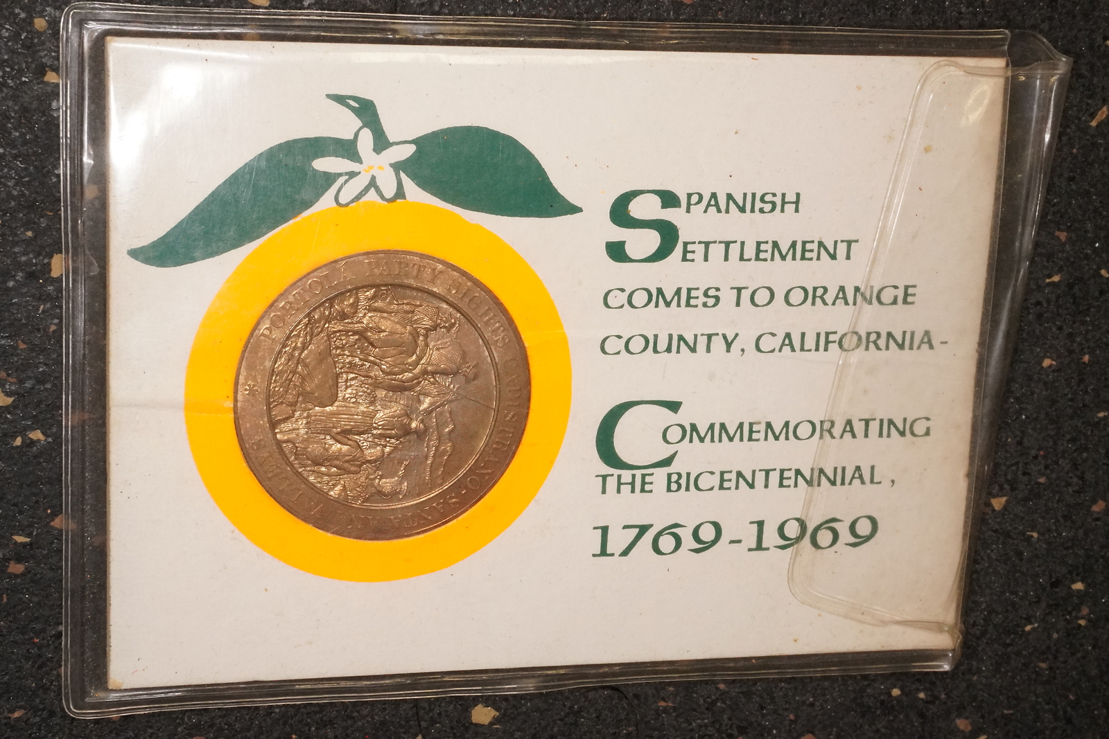 1969 Orange County California Bicentennial Coin Medal | eBay