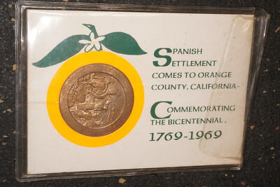 1969 Orange County California Bicentennial Coin Medal | eBay