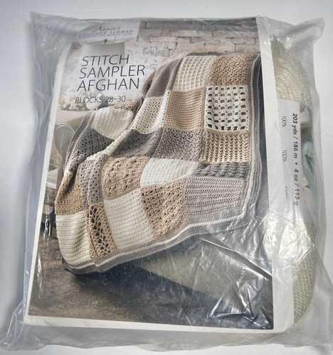 ANNIE’s CARING CROCHET KIT CLUB. STITCH SAMPLER AFGHAN 28-30 I Combine Ship.READ | eBay