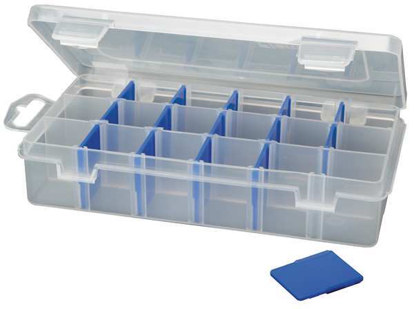 Flambeau 2003 Adjustable Compartment Box With 3 To 18 Compartments ...