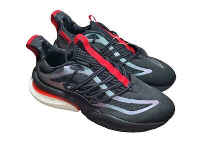 adidas AlphaBoost V1 Lunar New Year Black Red White Men Size 10.5 ...