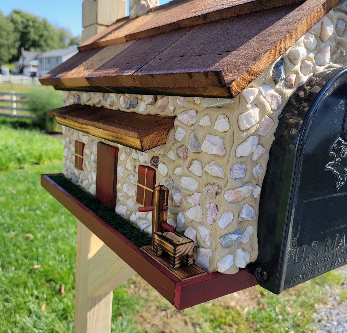 Cedar Mailboxes Home Depot