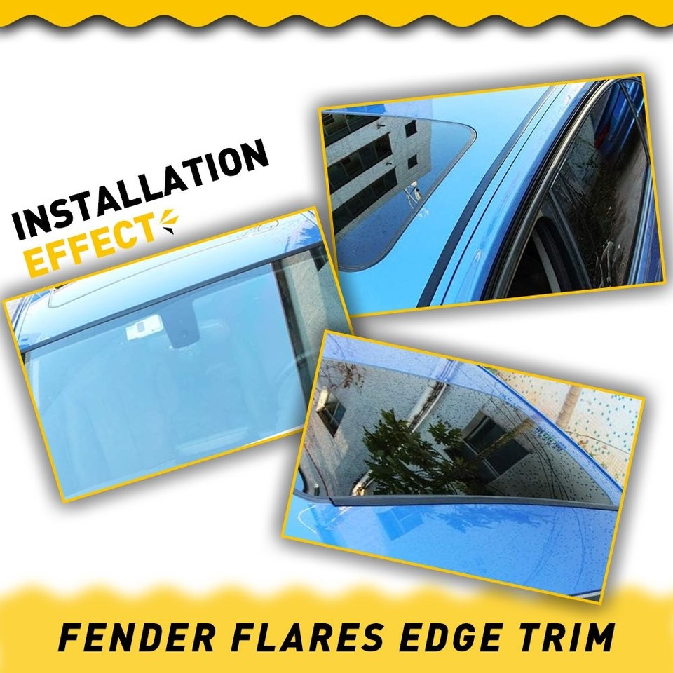 4M Car Auto Windshield Window Trim Edge Rubber Moulding Weatherstrip ...