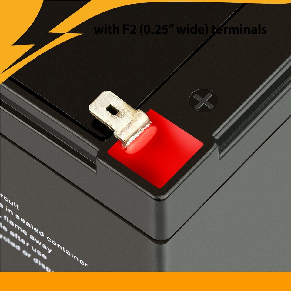 3 Pack - 12V 12Ah Battery Replaces Kung Long WP12-12 Wheelchair Scooter ...