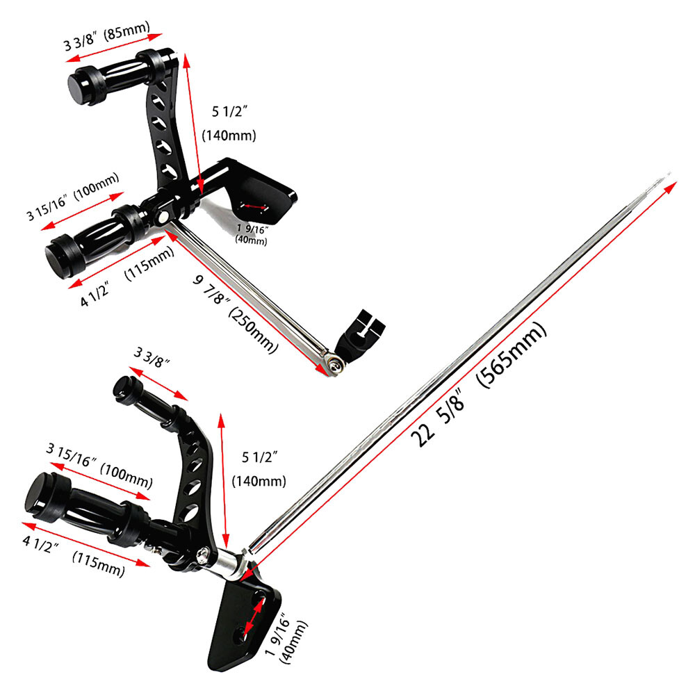 Forward Controls Kit For Harley Dyna Super Glide Low Rider 2000-2017 ...