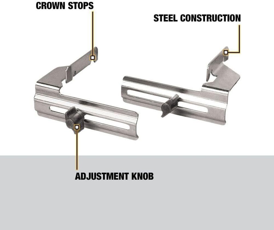 DEWALT Miter Saw Crown Stops (DW7084), High Speed Steel, Corded ...