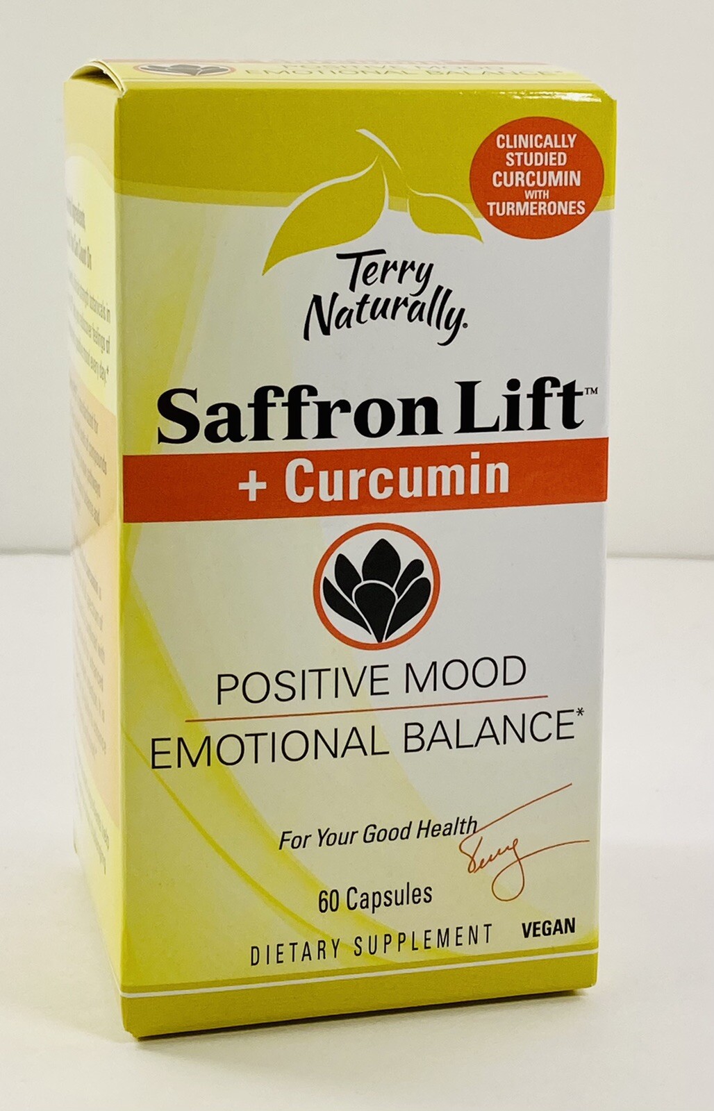 Terry Naturally Saffron Lift 60 VegCap Positive Mood Emotional Balance ...