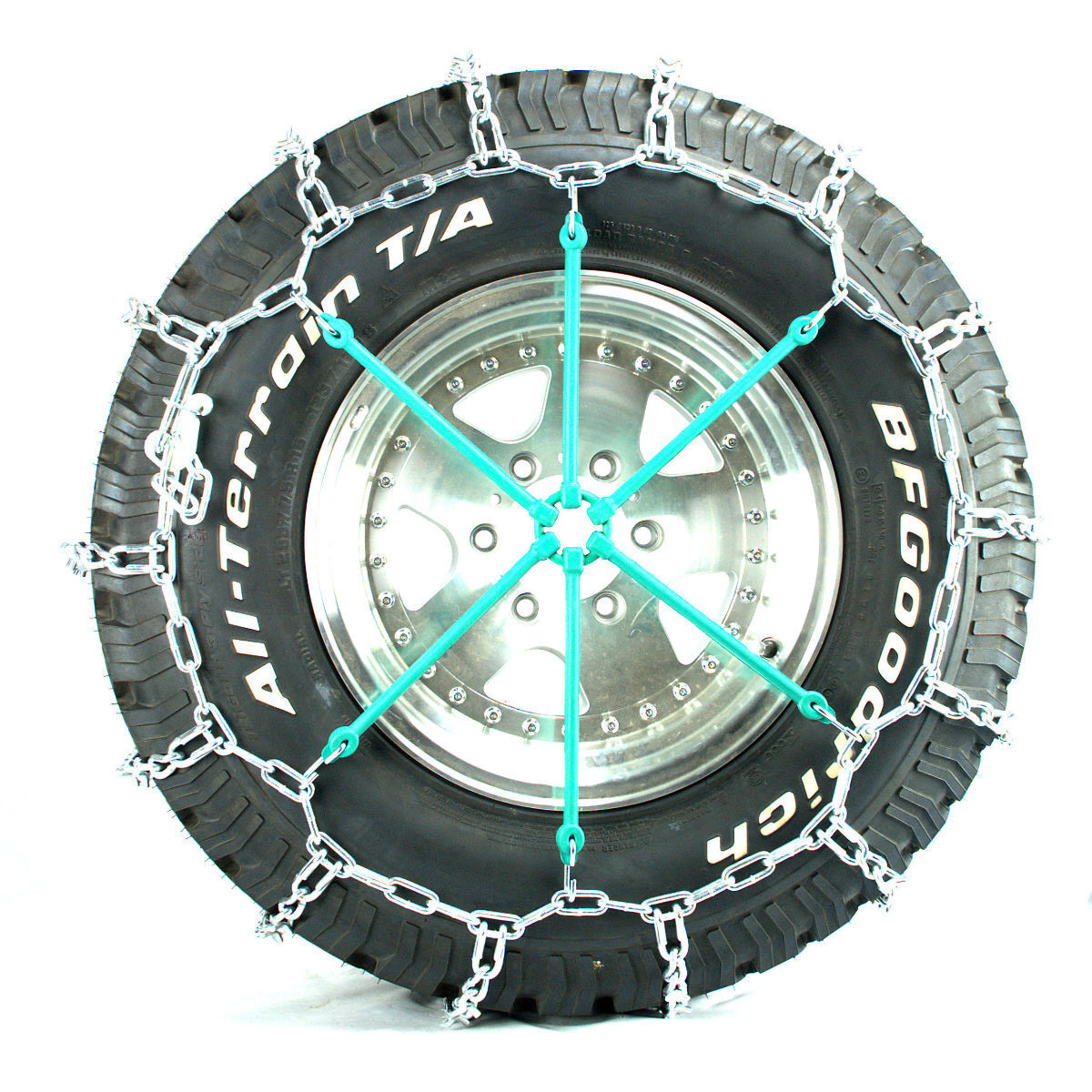 Titan Light Truck V-Bar Tire Chains Ice or Snow Covered Roads 5.5mm 265 ...
