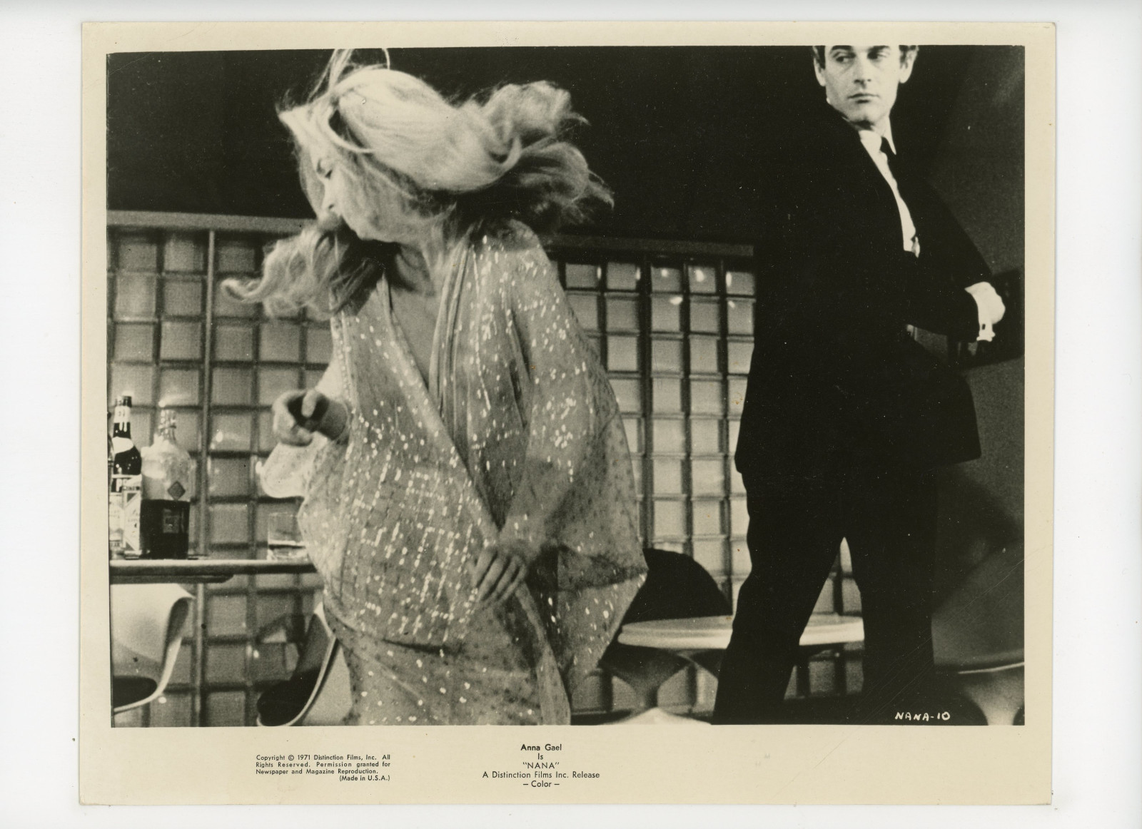NANA Original Movie Still 8x10 Anna Gael, Sexploitation Creased Corner ...